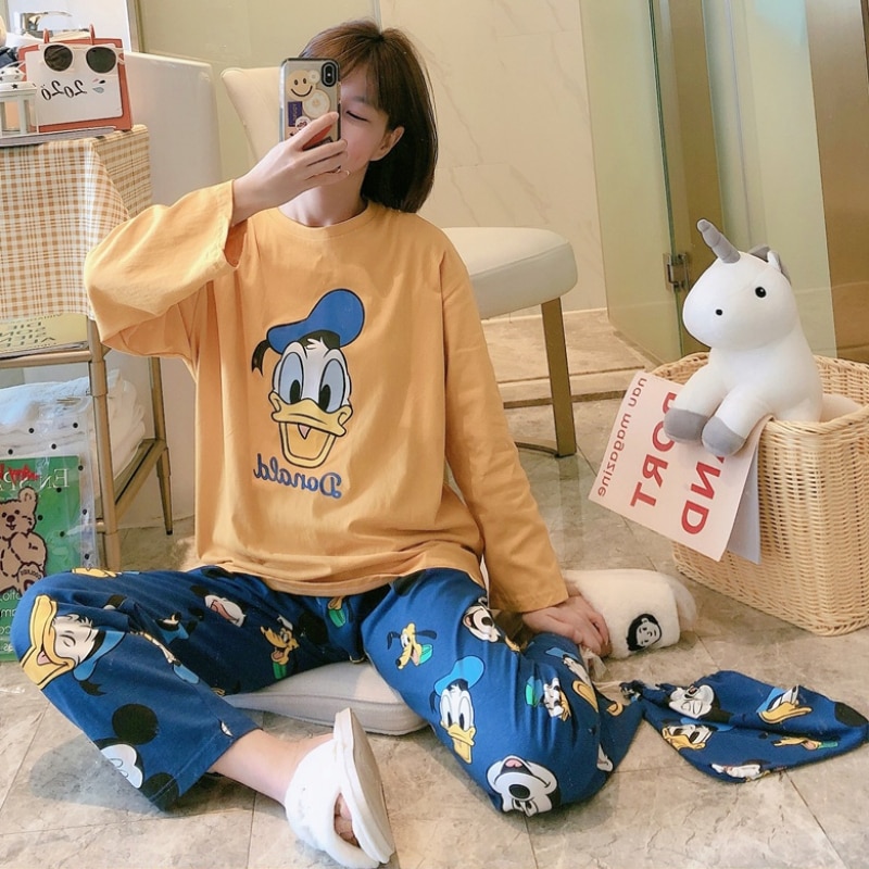Schattige Disney Donald pyjama voor vrouwen • Alle pyjamas