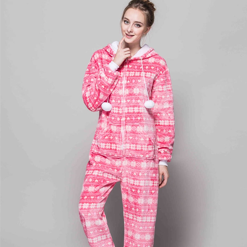 Kerstmis fleece jumpsuit • Alle pyjamas